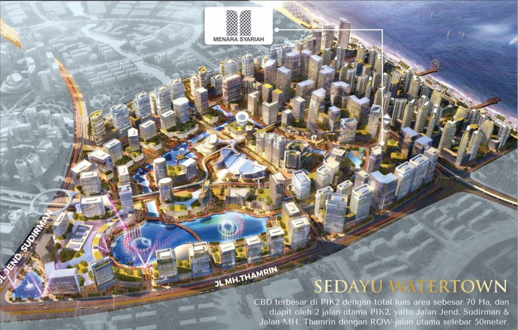 Sedayu Watertown District Hadir di Sebelah Menara Syariah PIK2